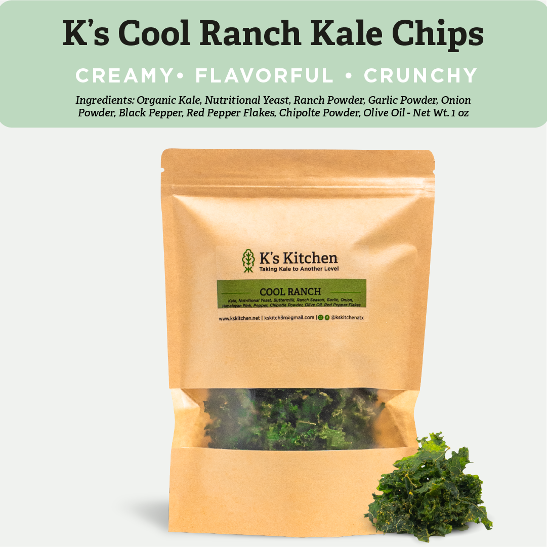 Kale Chips Packaged